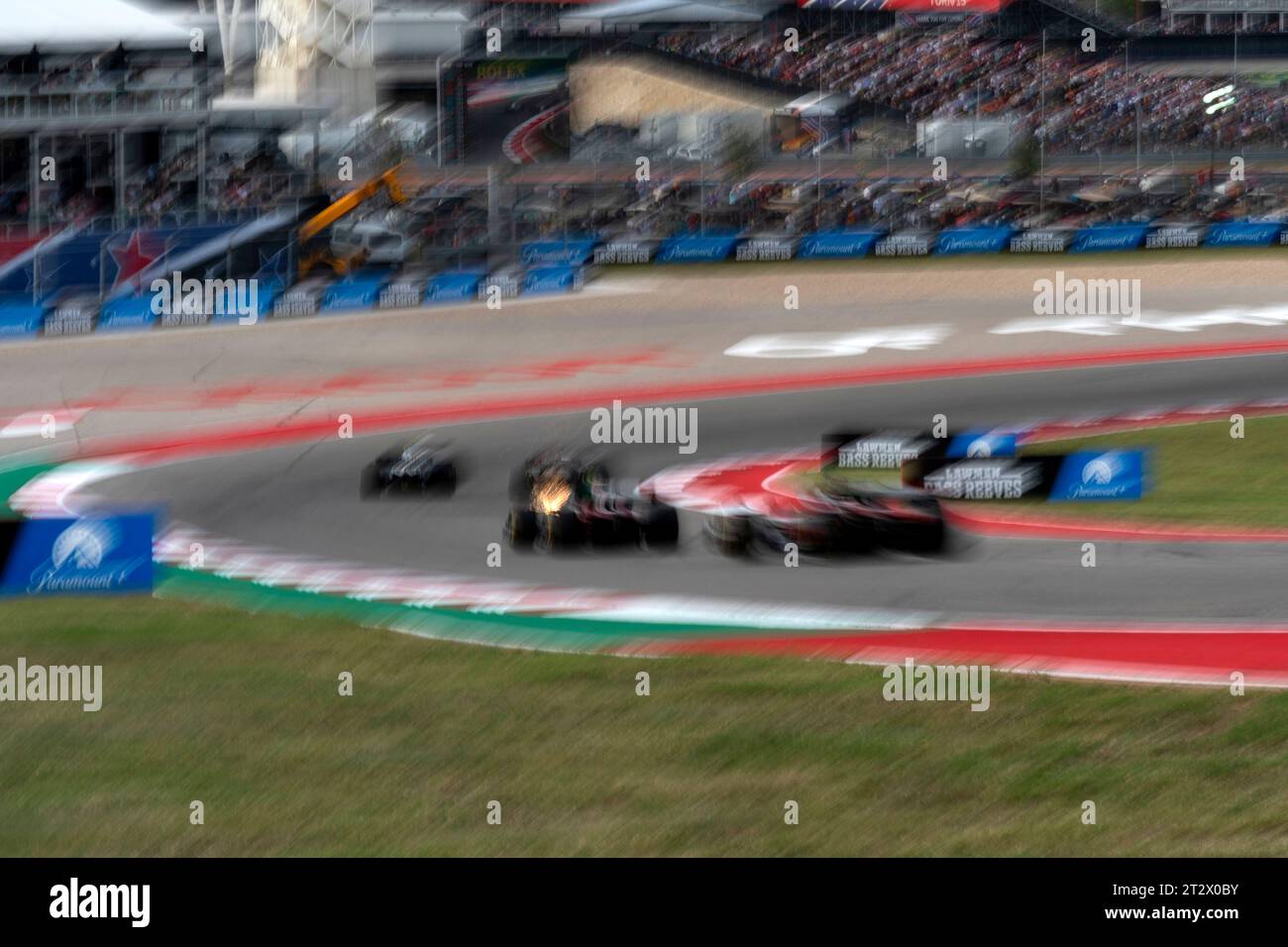 Austin, United States. 21st Oct, 2023. Drivers compete in the Sprint at ...