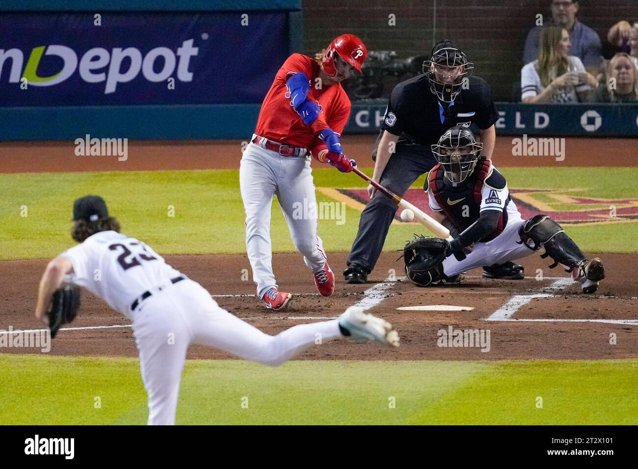 Philadelphia Phillies' Bryson Stott hits RBI-single off Arizona ...