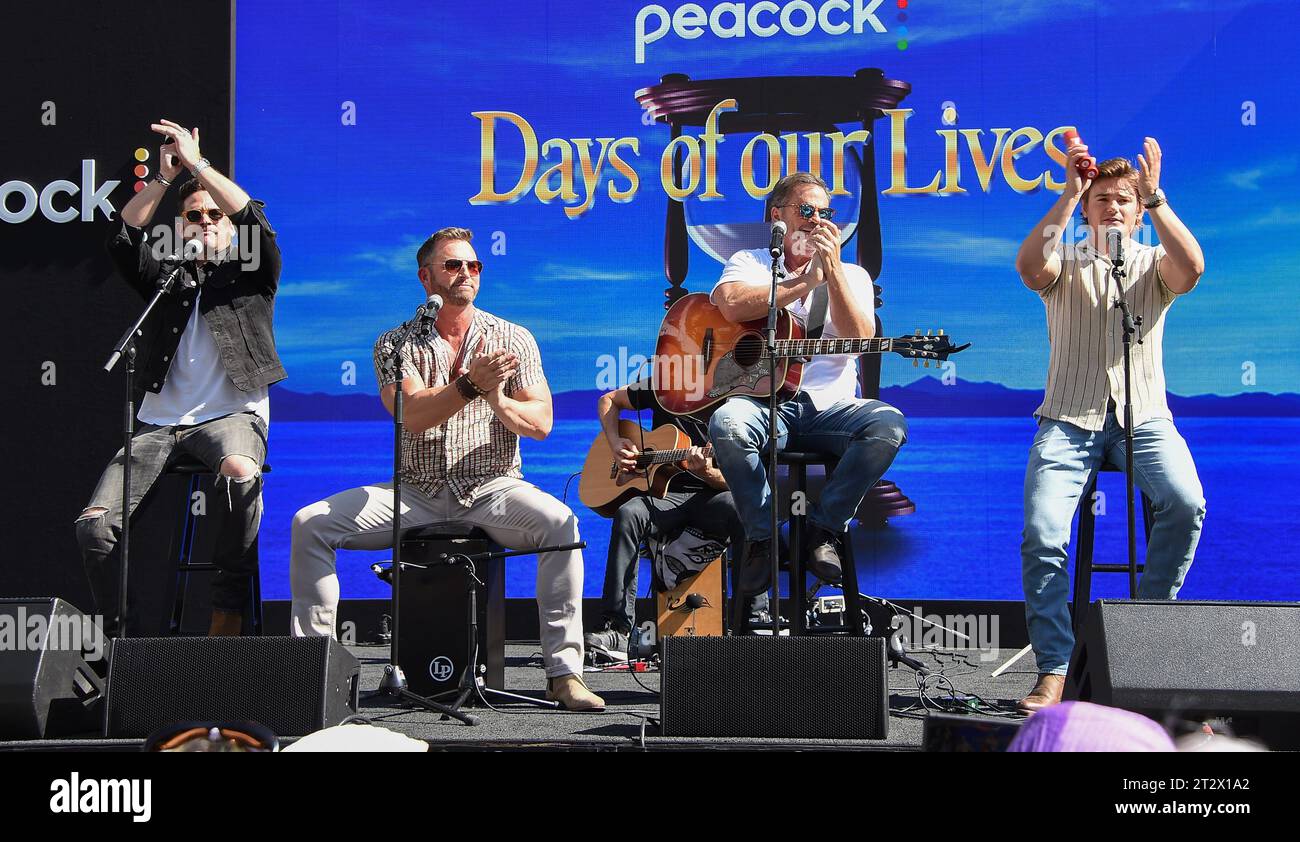 Los Angeles, USA. 21st Oct, 2023. Brandon Barash, Eric Martsolf, Wally ...