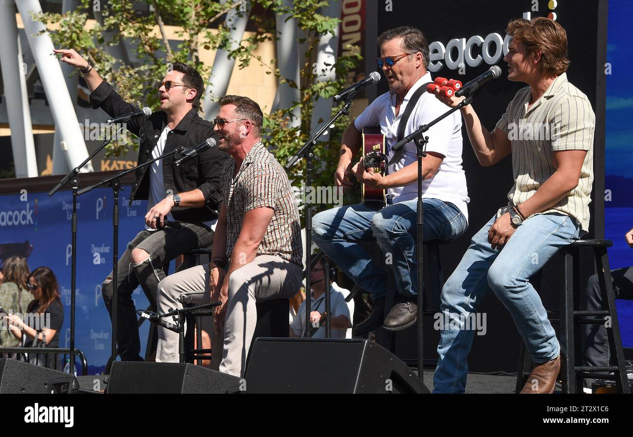 Los Angeles, USA. 21st Oct, 2023. Brandon Barash, Eric Martsolf, Wally ...