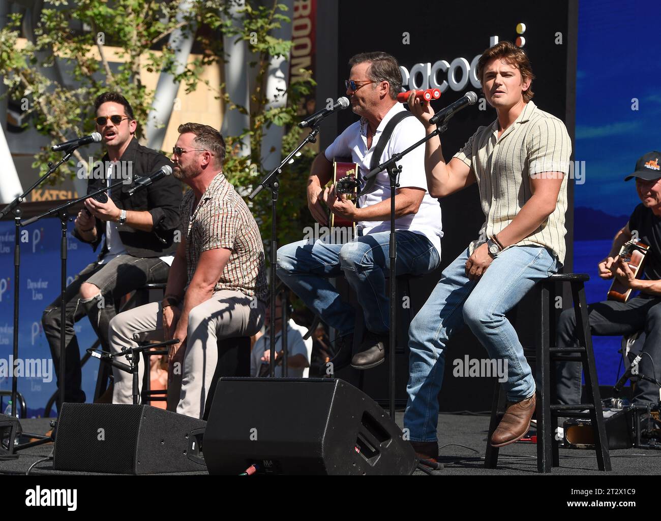 Los Angeles, USA. 21st Oct, 2023. Brandon Barash, Eric Martsolf, Wally ...