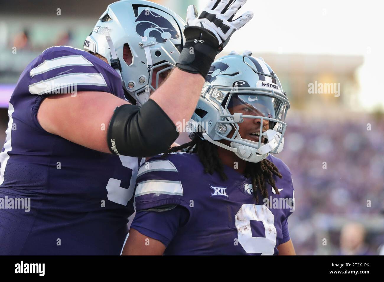 MANHATTAN, KS - OCTOBER 21: Kansas State Wildcats running back Treshaun ...