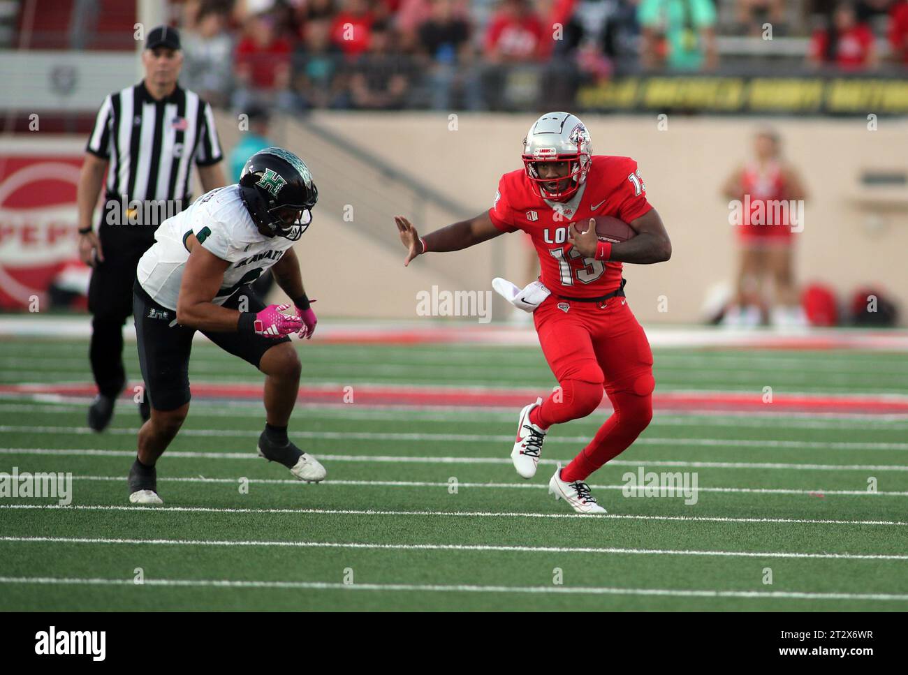 October 21, 2023 - New Mexico Lobos quarterback Devon Dampier #13 runs ...