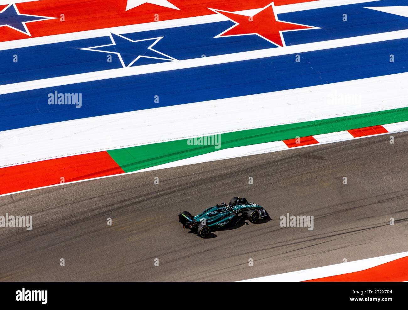 Austin, Texas - October 21th, 2023: Lance Stroll, driver of the #18 ...
