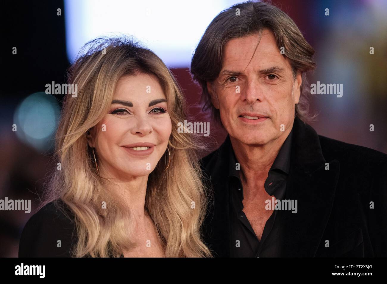 Rome, Italy. 21st Oct, 2023. Alba Parietti and Fabio Adami attend the ...