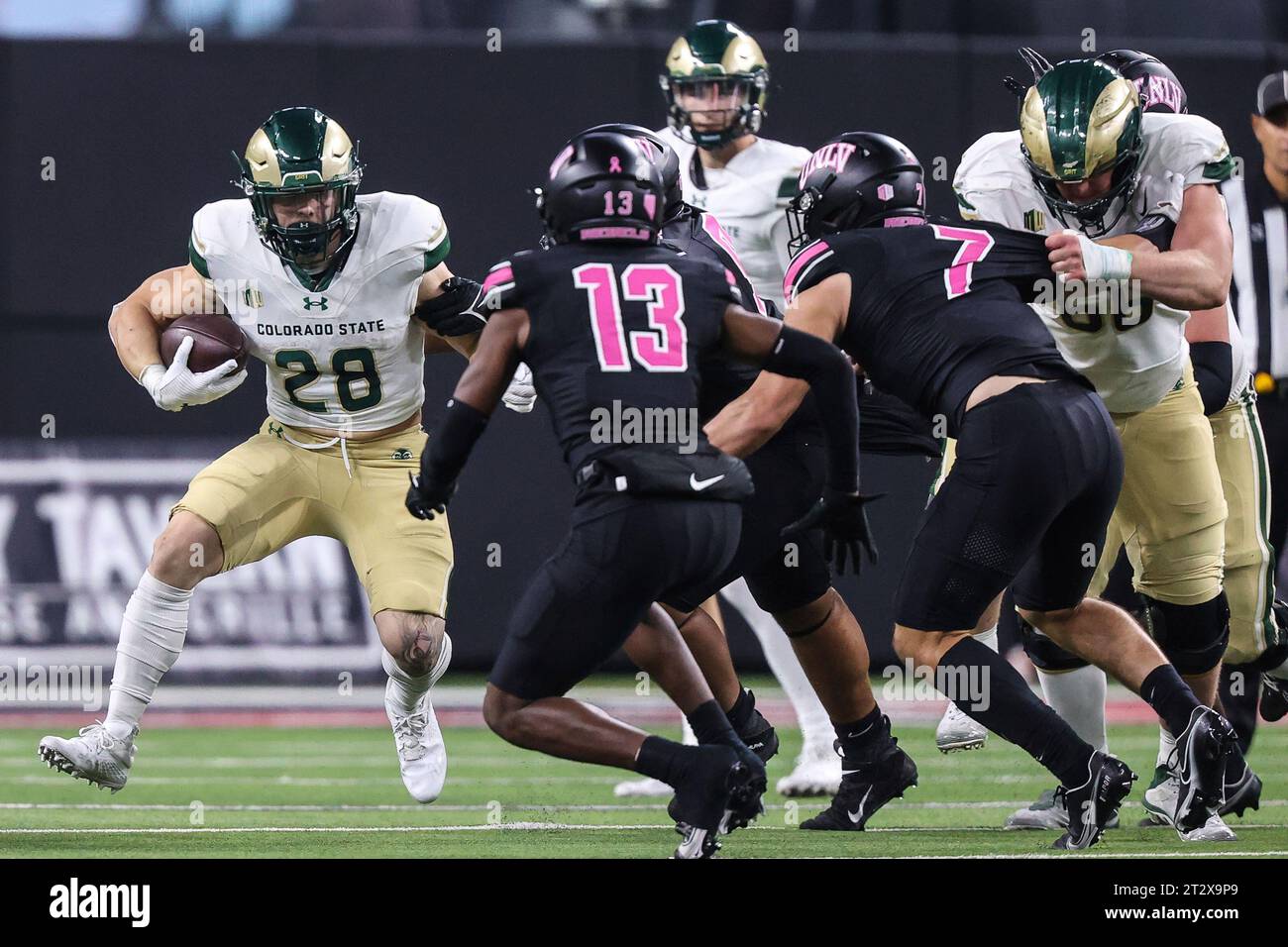 October 21, 2023: Colorado State Rams running back Vann Schield (28 ...