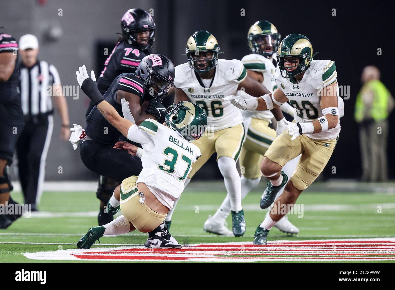 Las Vegas, NV, USA. 21st Oct, 2023. UNLV Rebels running back Donavyn ...