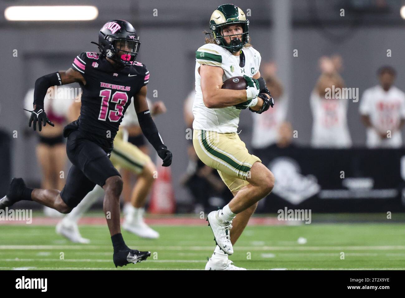 Las Vegas, NV, USA. 21st Oct, 2023. Colorado State Rams tight end ...