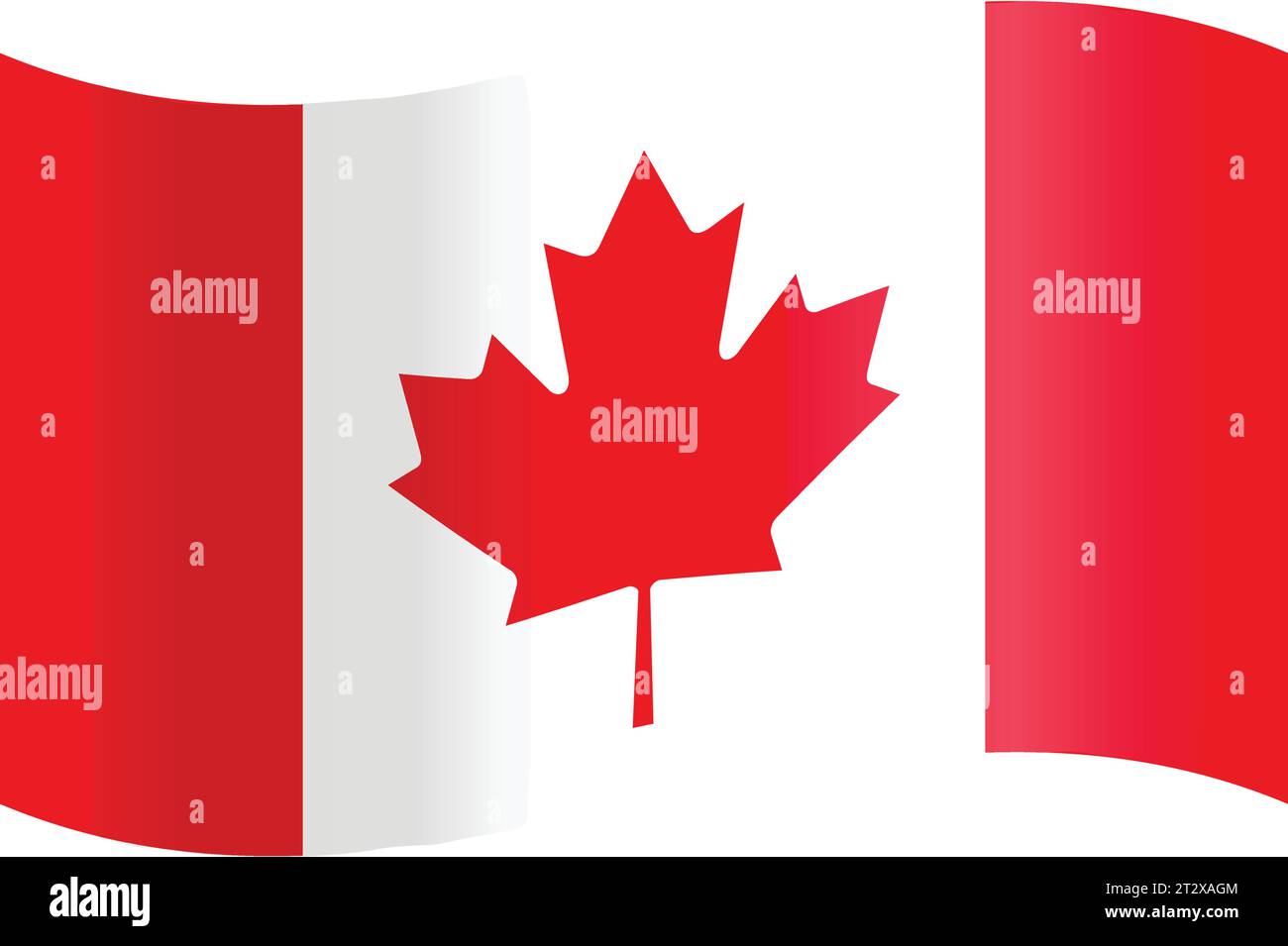Illustration of the official national flag of Canada in vector form Stock Vector Image & Art - Alamy
