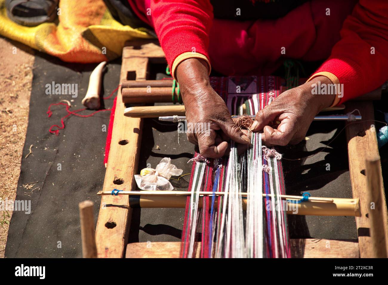Inca weaving tradition hi-res stock photography and images - Alamy