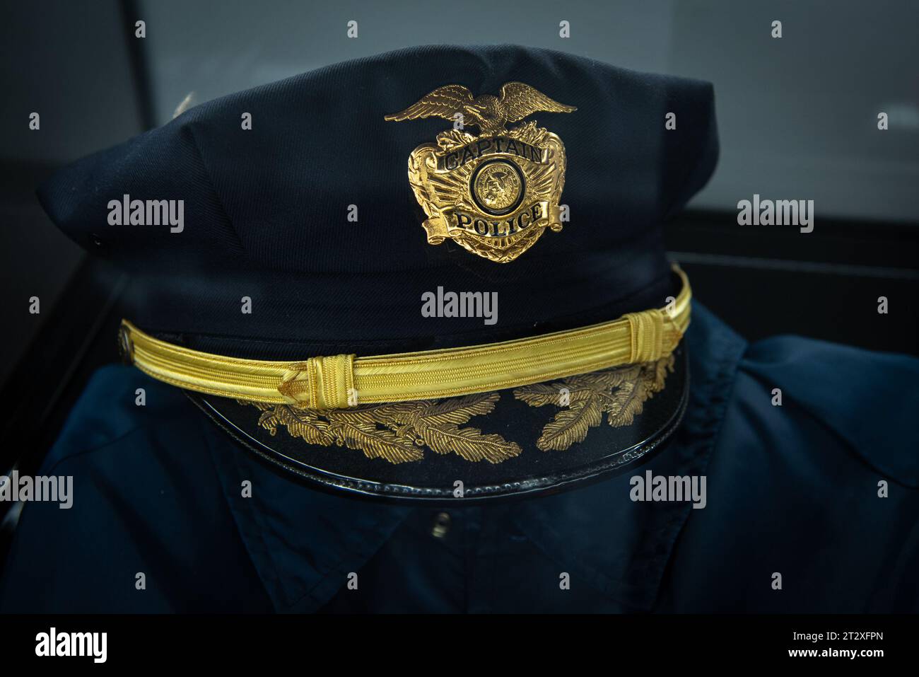 Police uniform owned by Elvis Presley, at the Direct from Graceland ...