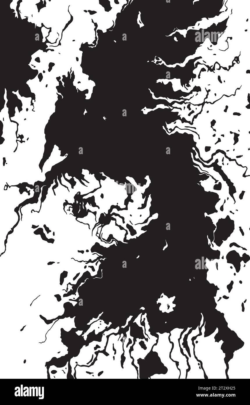 Black ink flow Stock Vector Images - Alamy