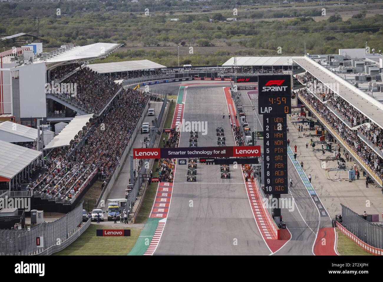 starting grid start of the race, depart, spectators, fans during the ...
