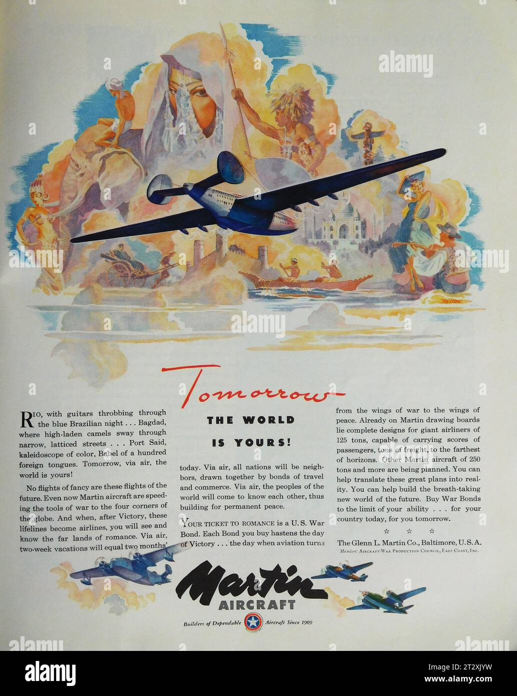 Tomorrow the World is Yours - travel after the end of the war 1943 US ...