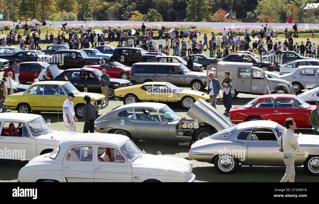Toyota Museum Classic Car Festival, a gathering event of vehicles from ...