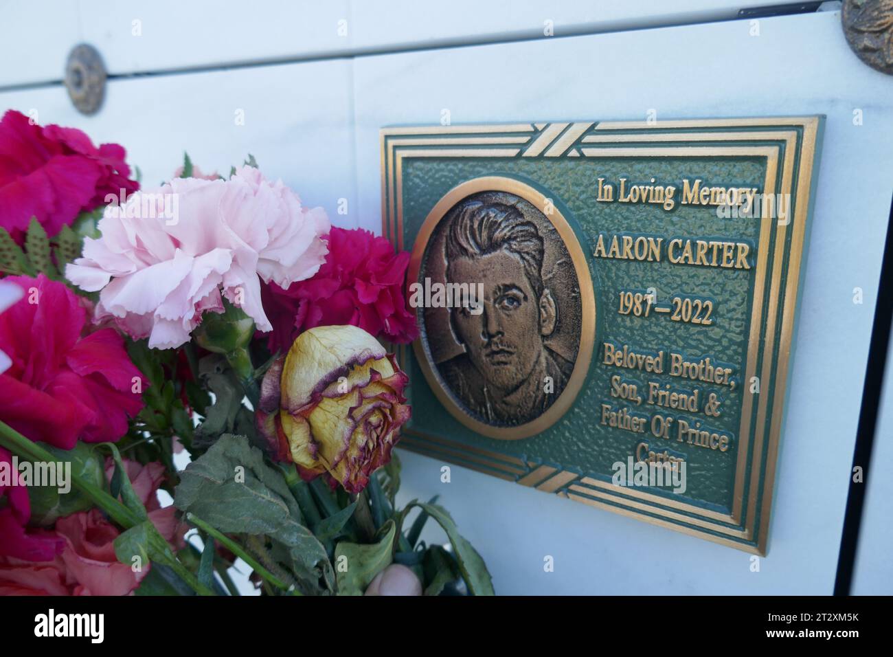 Los Angeles, California, USA 20th October 2023 Singer Aaron Carter ...