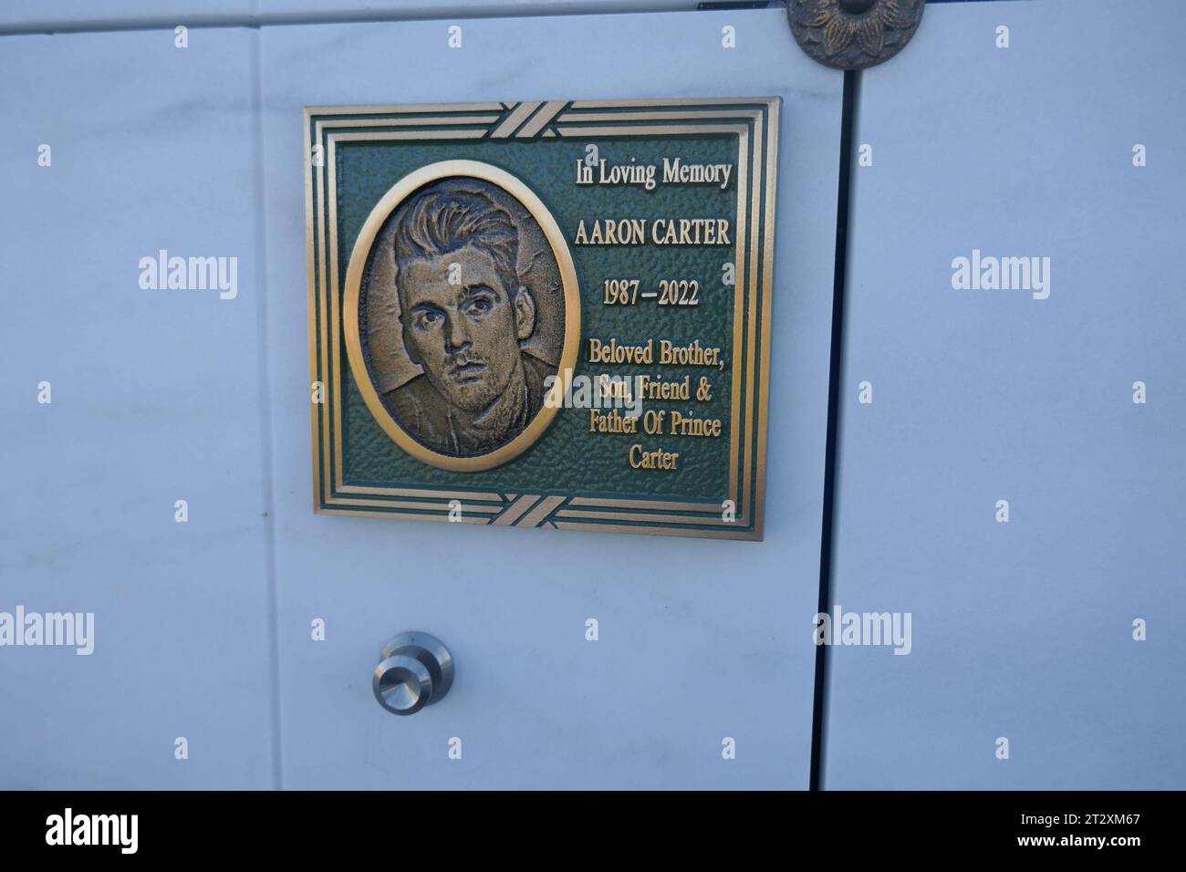 Los Angeles, California, USA 20th October 2023 Singer Aaron Carter ...