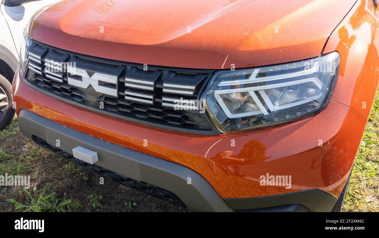 Bordeaux , France - 10 06 2023 : Dacia duster car front logo brand and ...