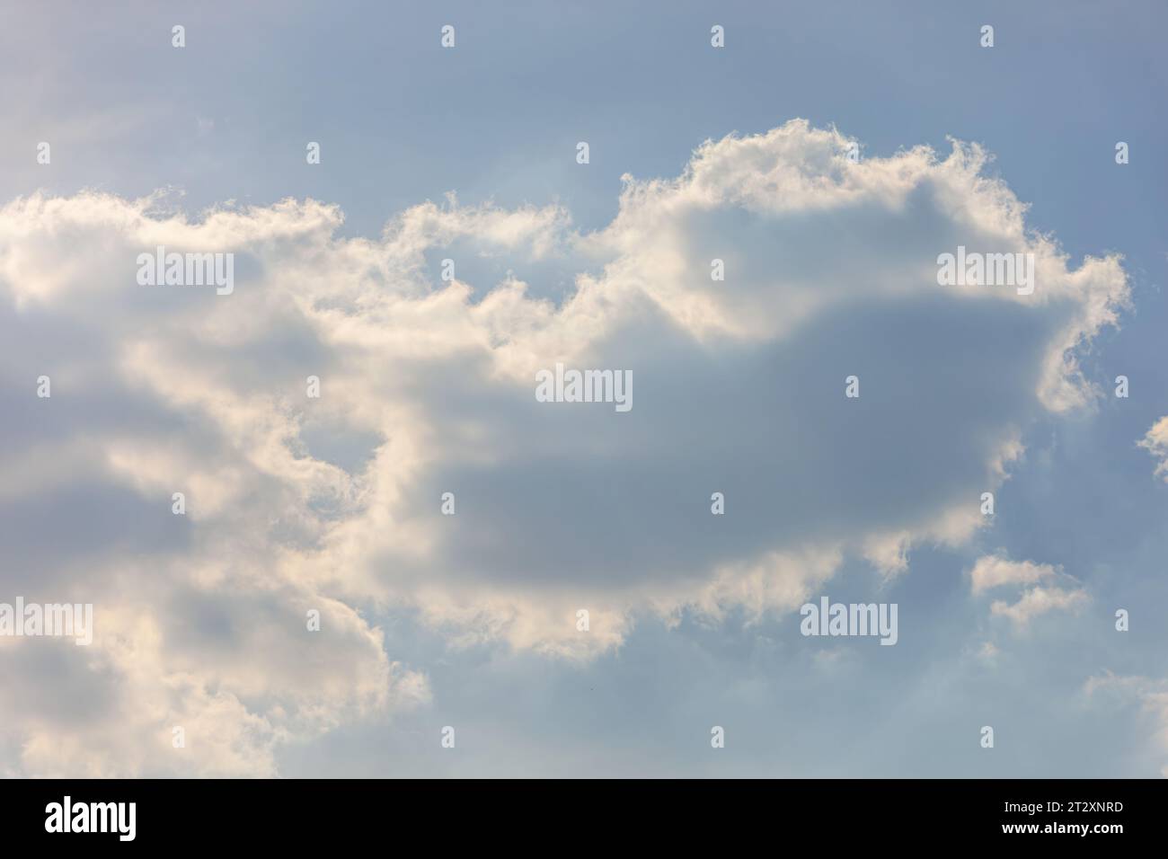 Background heaven with expressive textures of clouds and rays of the ...