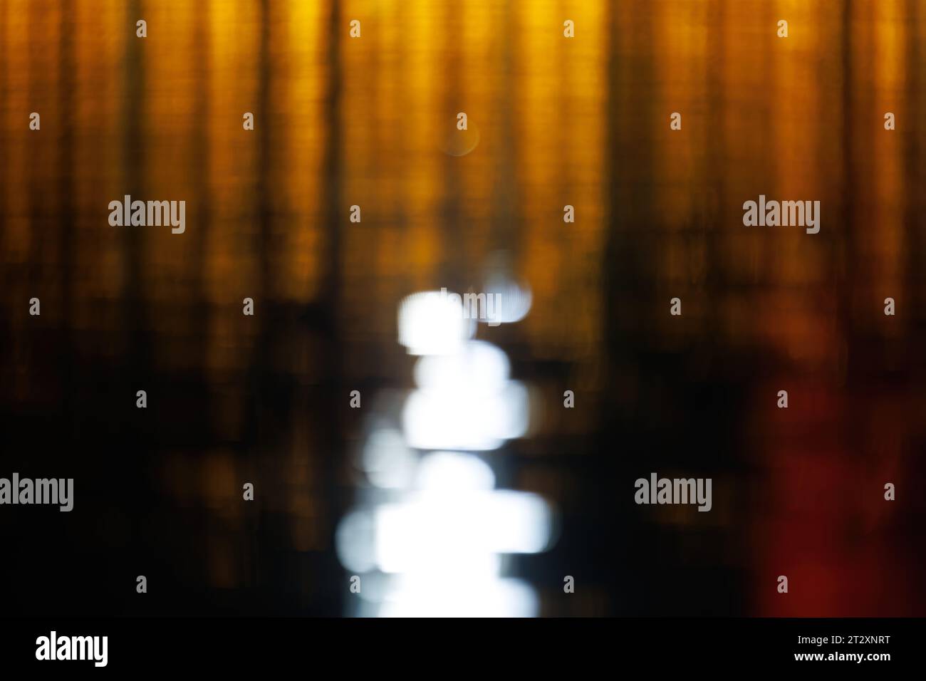 Blurred bokeh with sparkling water glitter with cool mist flash effect ...
