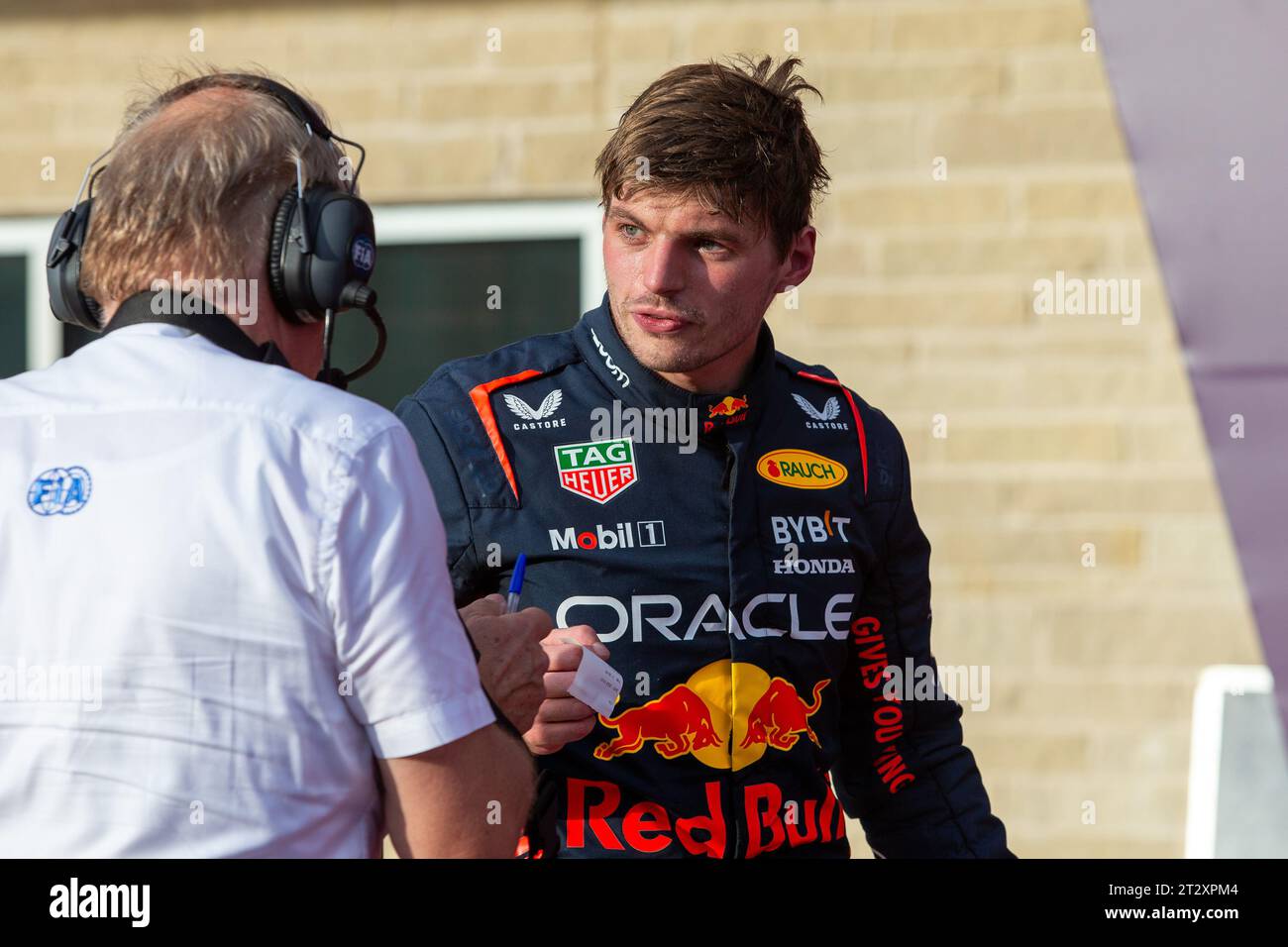 Max Verstappen (NED) Redbull Racing RB19 during Saturday Oct21th Sprint ...