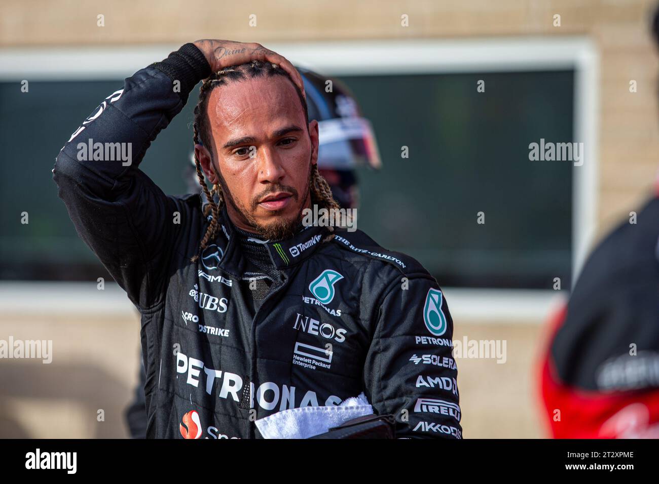 Lewis Hamilton (GBR) Mercedes W14 E Performance during Saturday Oct21th ...
