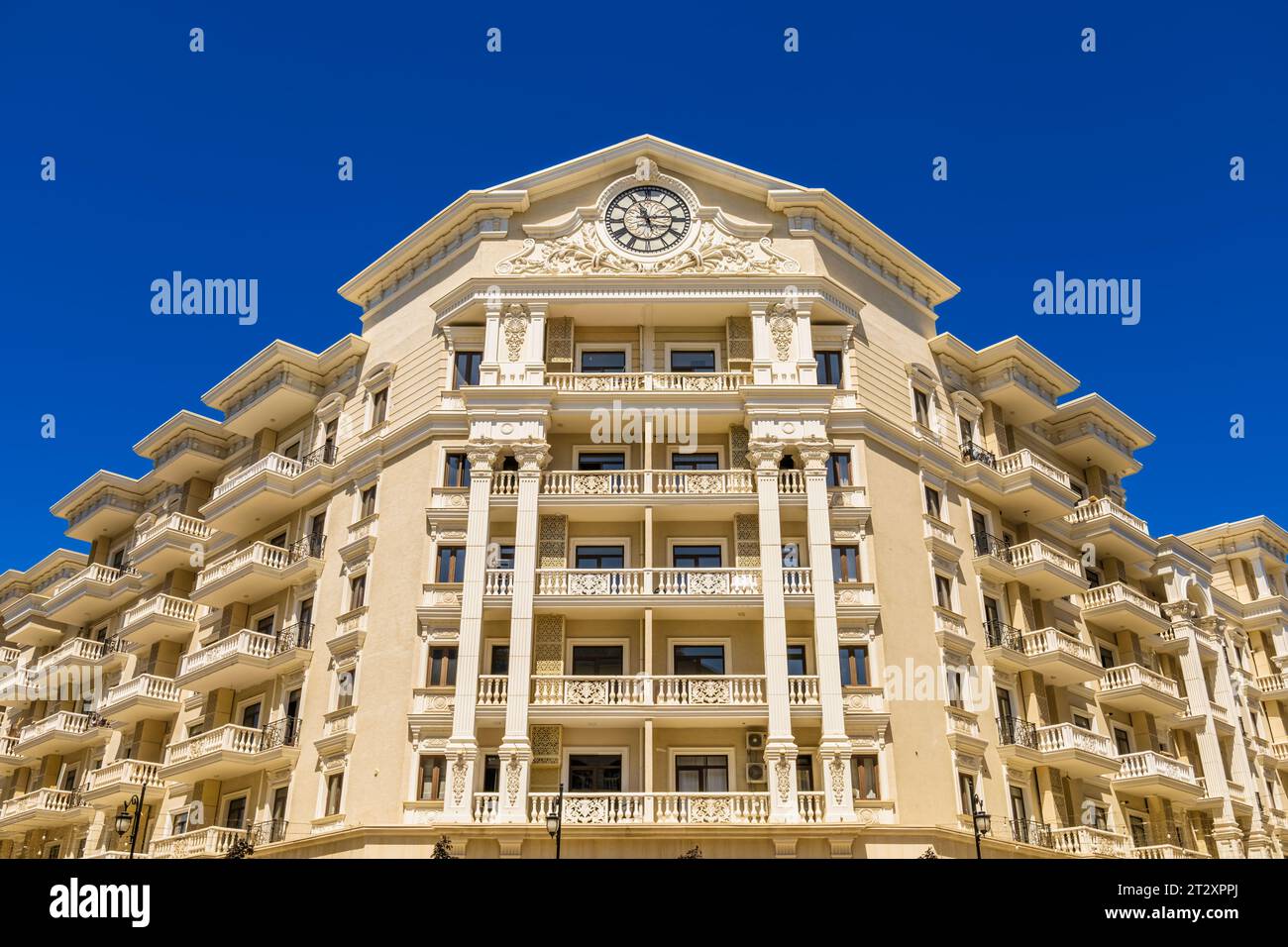 Beautiful high-rise building in the city Stock Photo - Alamy