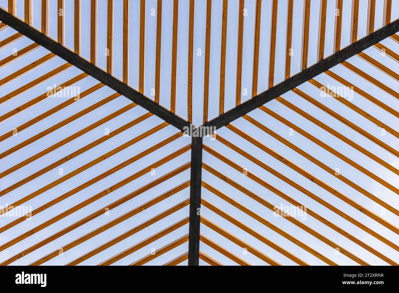 Background with wooden partition texture Stock Photo - Alamy