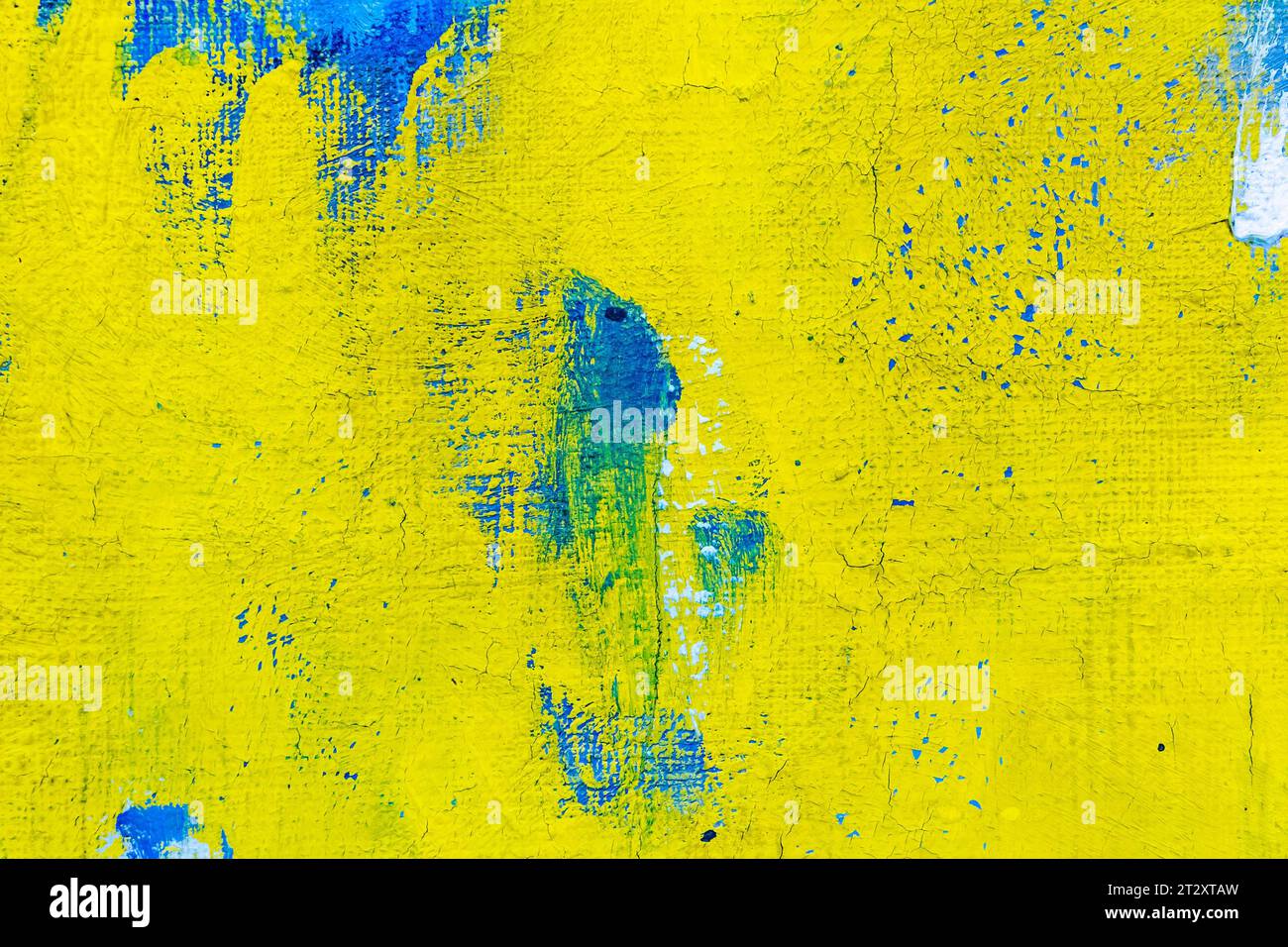 Abstract fragment texture of an old canvas wall with graffiti. Element ...