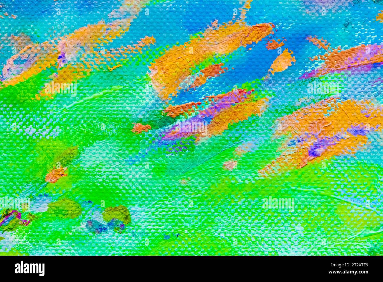 Abstract fragment texture of an old canvas wall with graffiti. Element ...