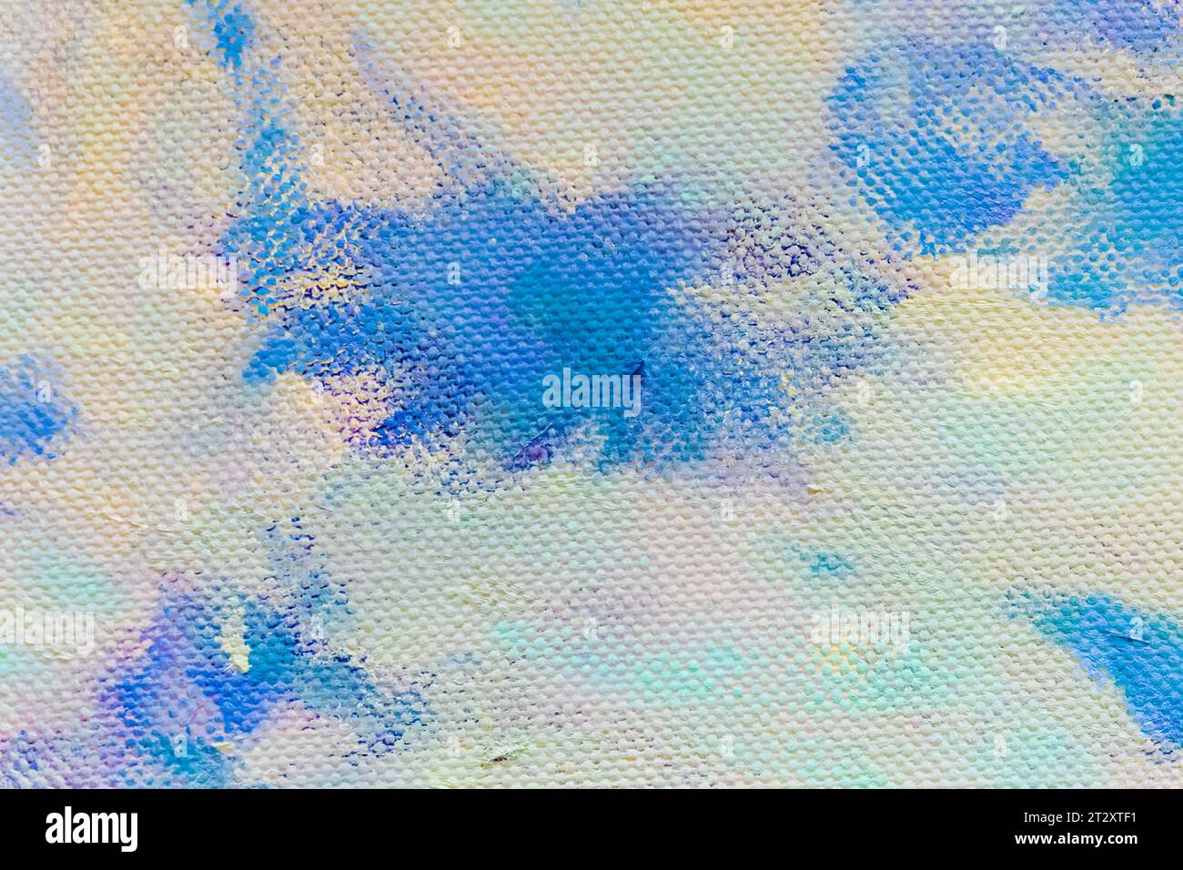 Abstract fragment texture of an old canvas wall with graffiti. Element ...