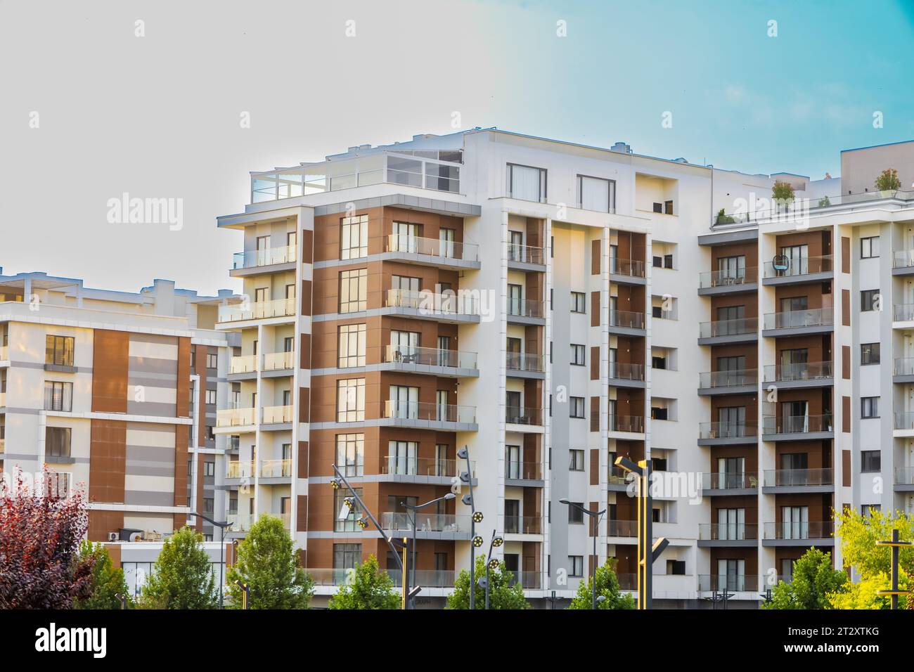 Beautiful high-rise building in the city Stock Photo - Alamy