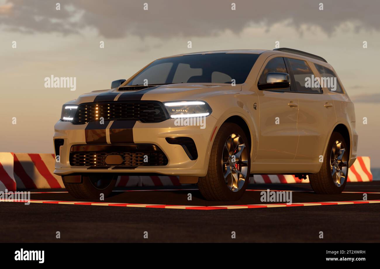 Dodge Durango SRT - an SUV brimming with power Stock Photo - Alamy