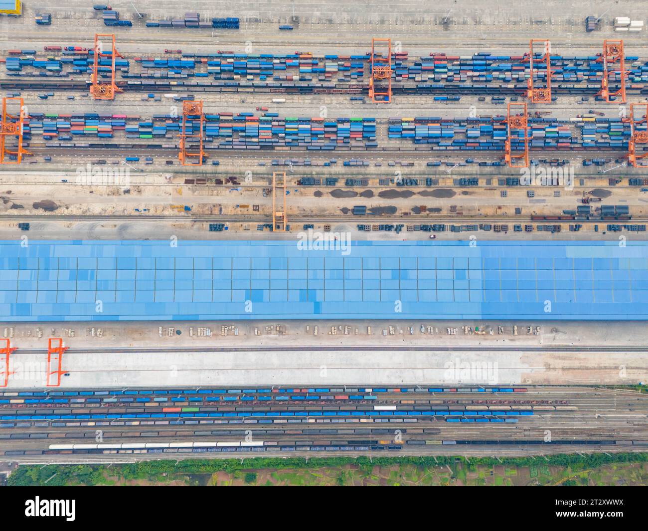 CHONGQING, CHINA - OCTOBER 22, 2023 - An aerial photo shows the West ...