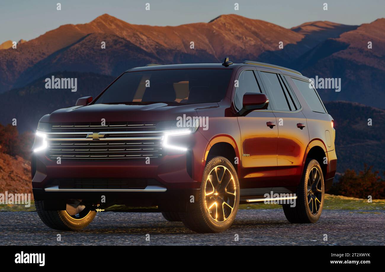Chevrolet Tahoe RST Stock Photo - Alamy