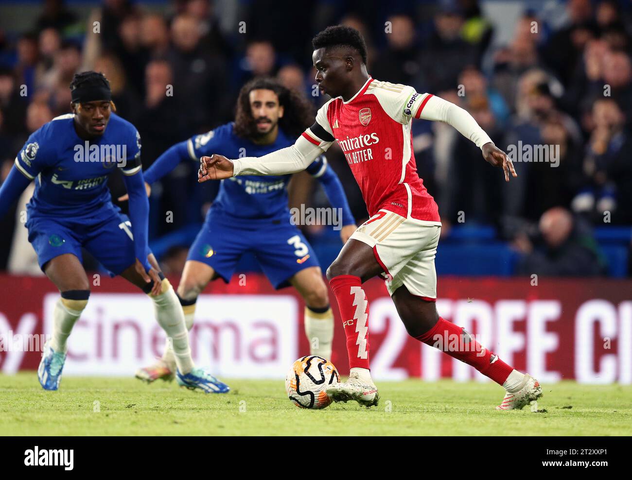 Bukayo Saka of Arsenal. - Chelsea v Arsenal, Premier League, Stamford ...