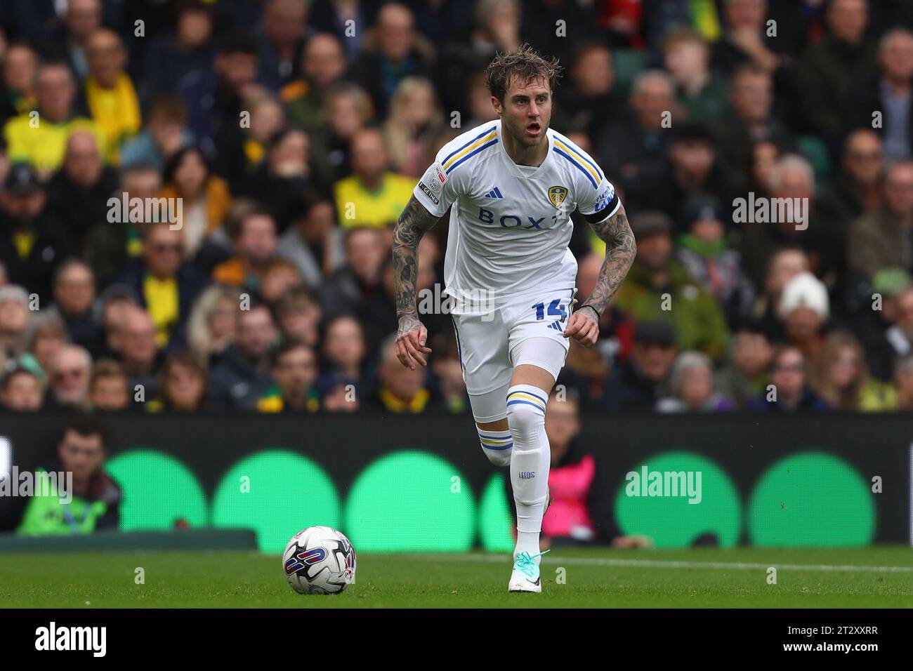 Joe Rodon of Leeds United - Norwich City v Leeds United, Sky Bet ...