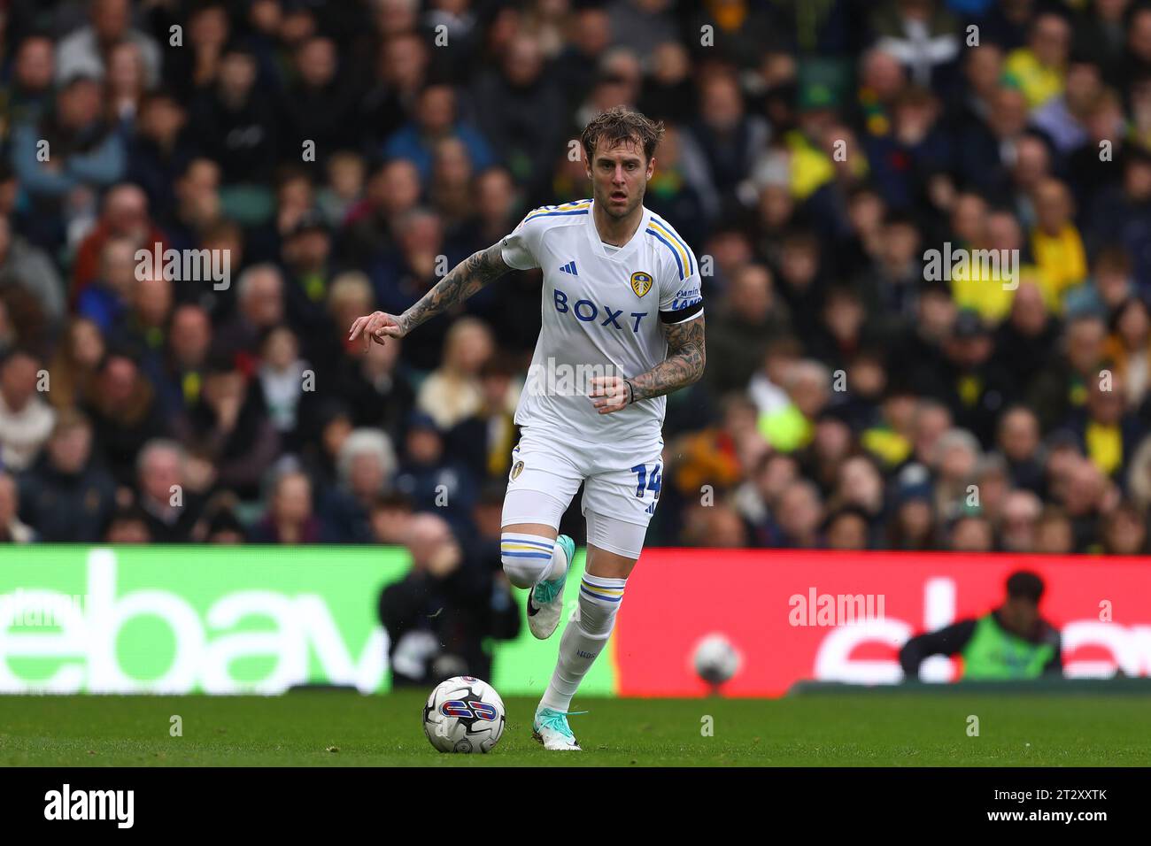 Joe Rodon of Leeds United - Norwich City v Leeds United, Sky Bet ...