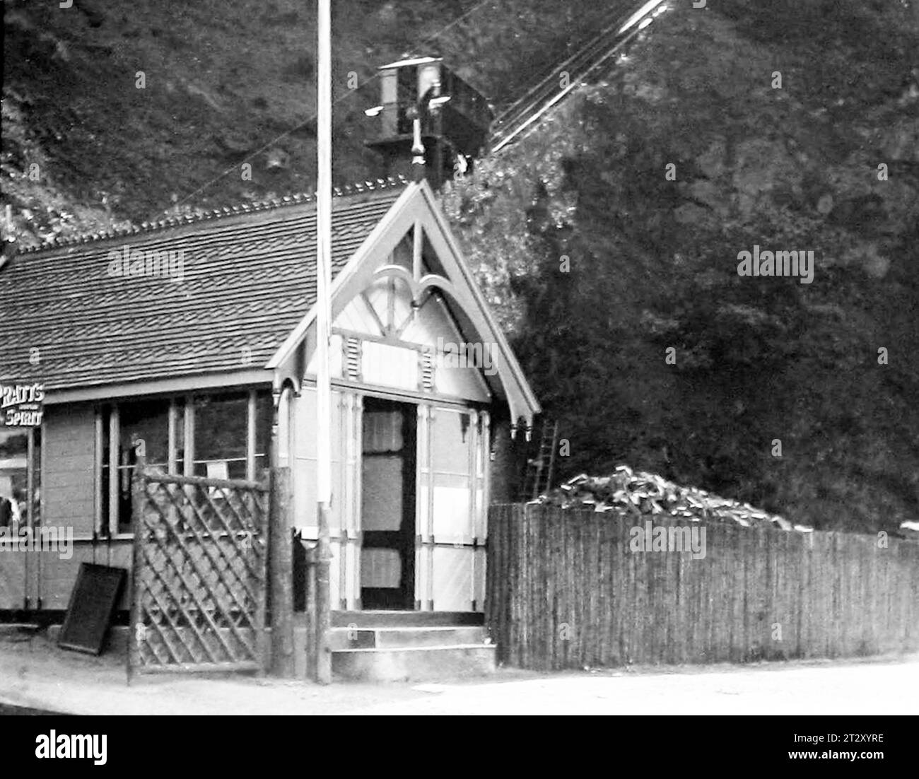 Lynton and Lynmouth Cliff Railway, Victorian period Stock Photo - Alamy
