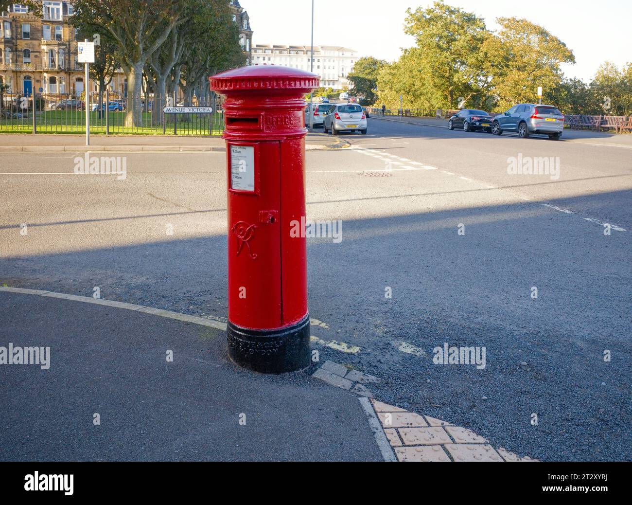 A Victorian letter box made by Andrew Handyside & Co on the Esplanade ...
