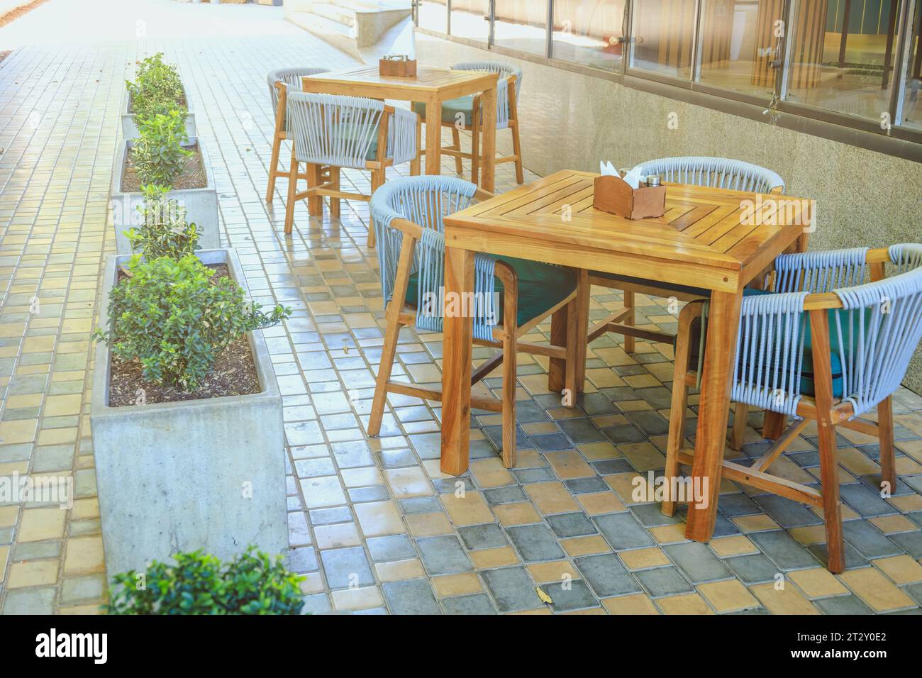 Real eco friendly cafe or restaurant using eco materials and greenery ...