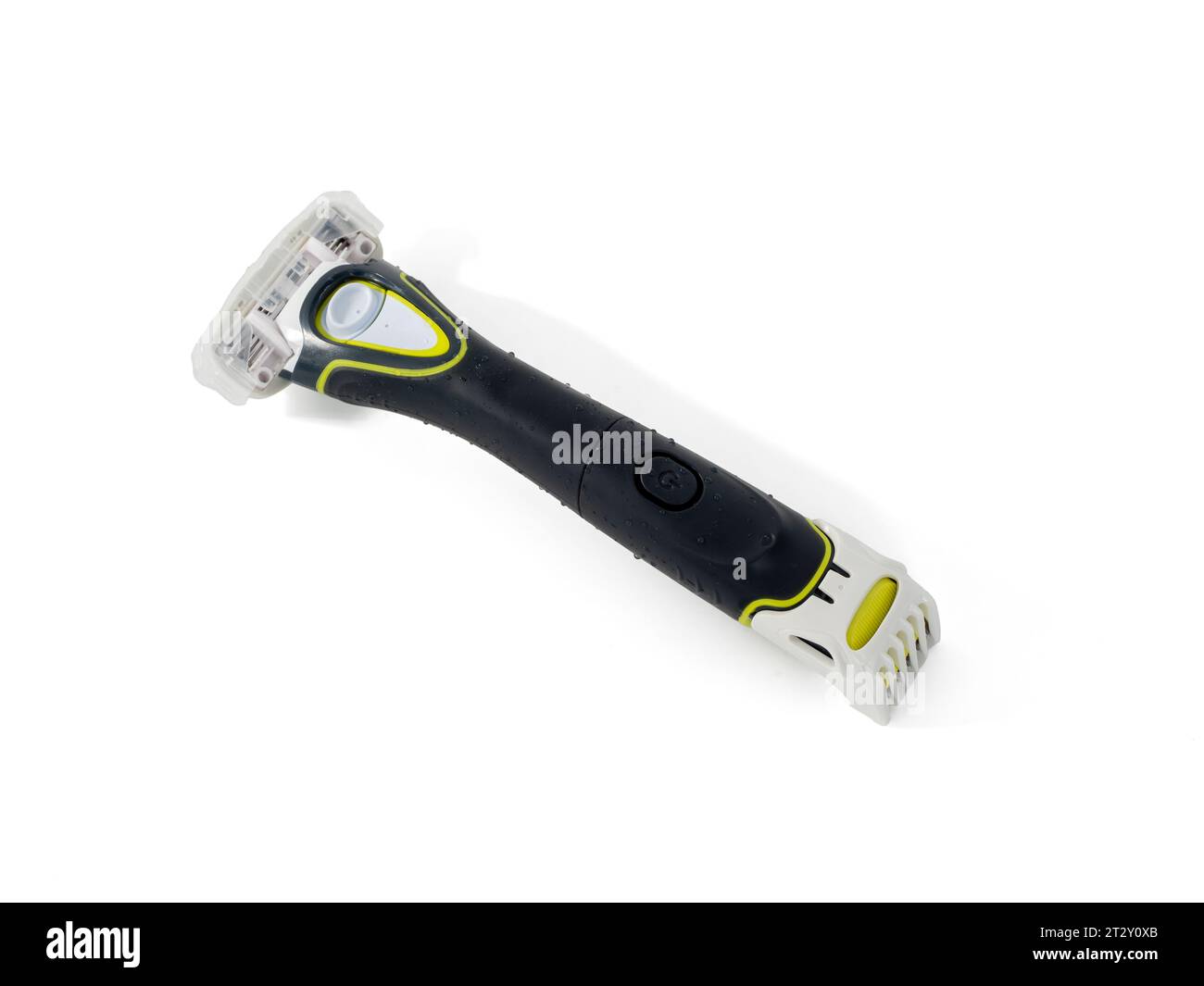 Razor on a white background. Razor close-up Stock Photo - Alamy