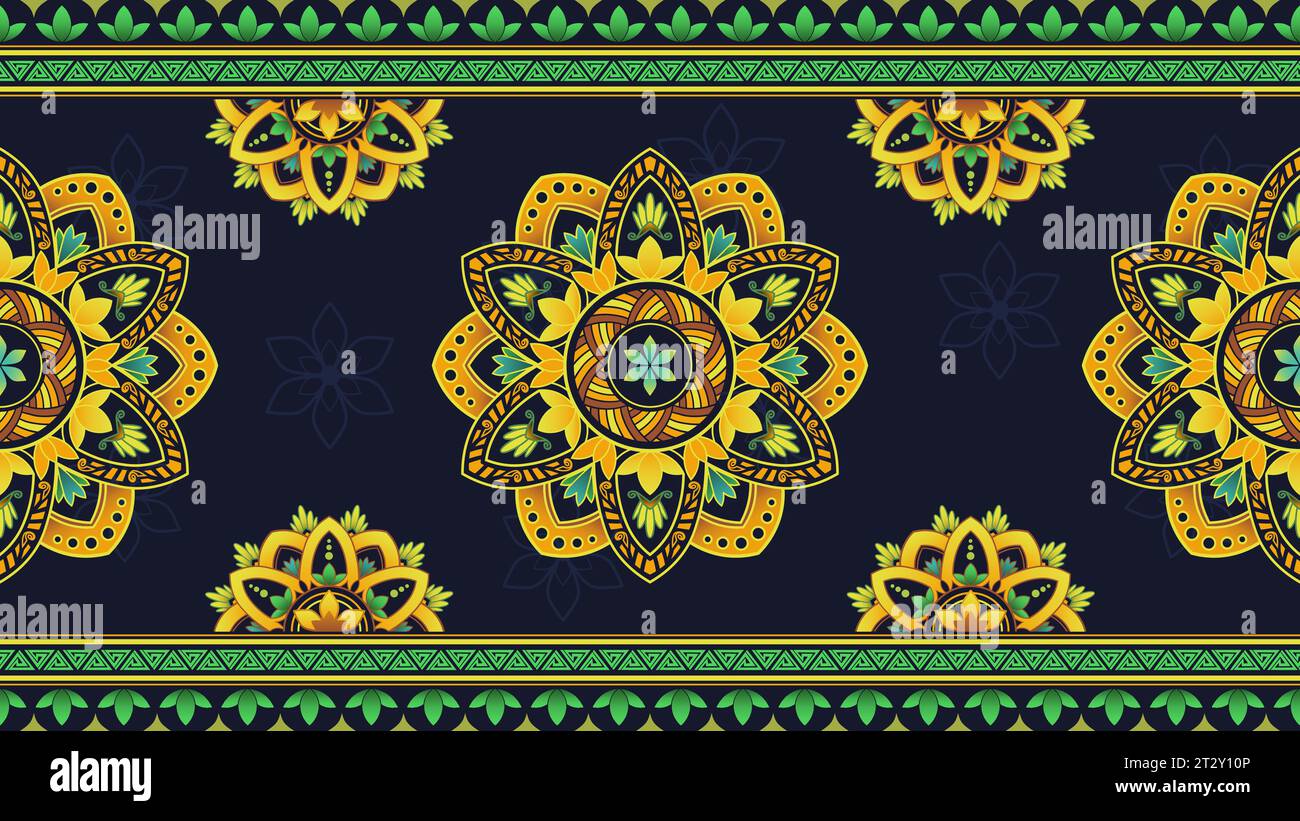 Luxury bright mandala decorative patterns design for textiles Stock ...