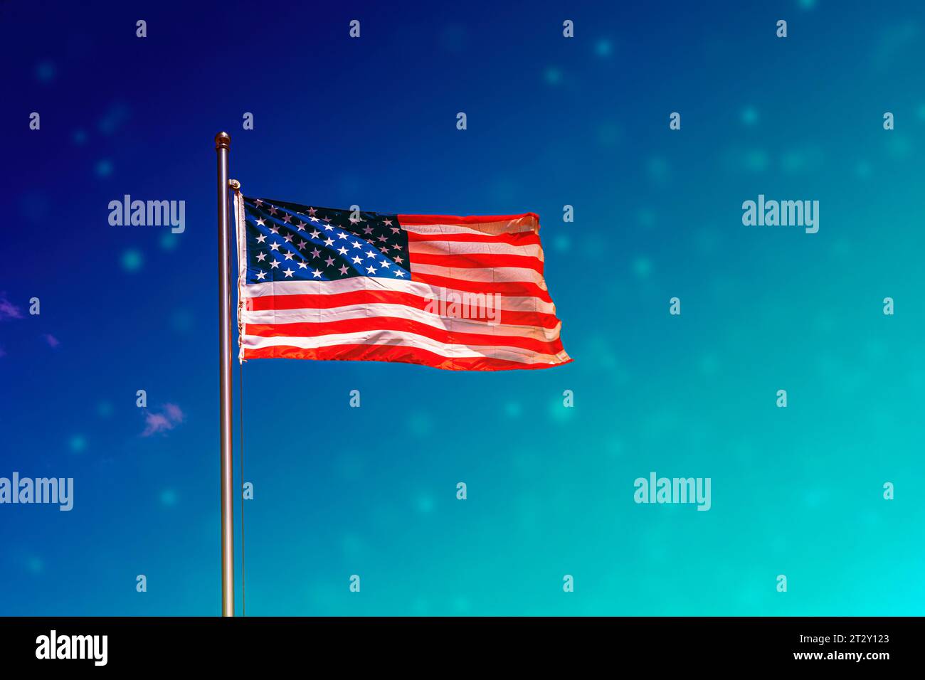 National american flag with stars - USA country Stock Photo - Alamy