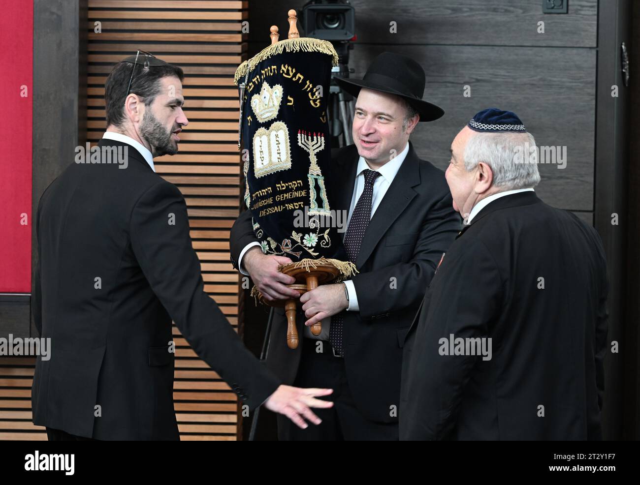 22 October 2023, Saxony-Anhalt, Dessau-Roßlau: Inauguration of the ...