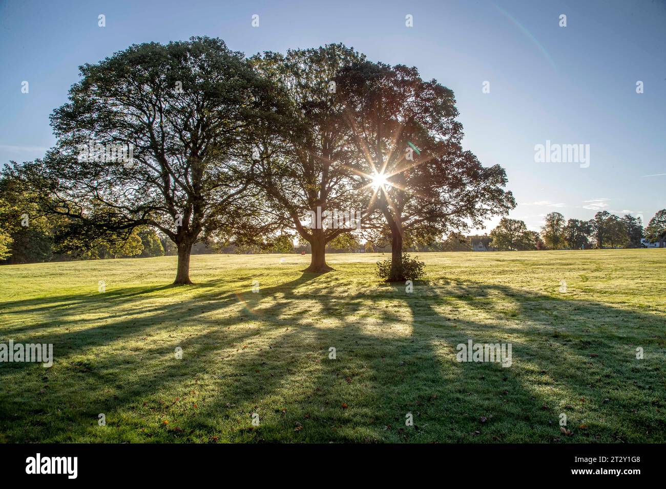 UK Weather 22nd October 2023. Nortthampton. A bright sunny morning in ...