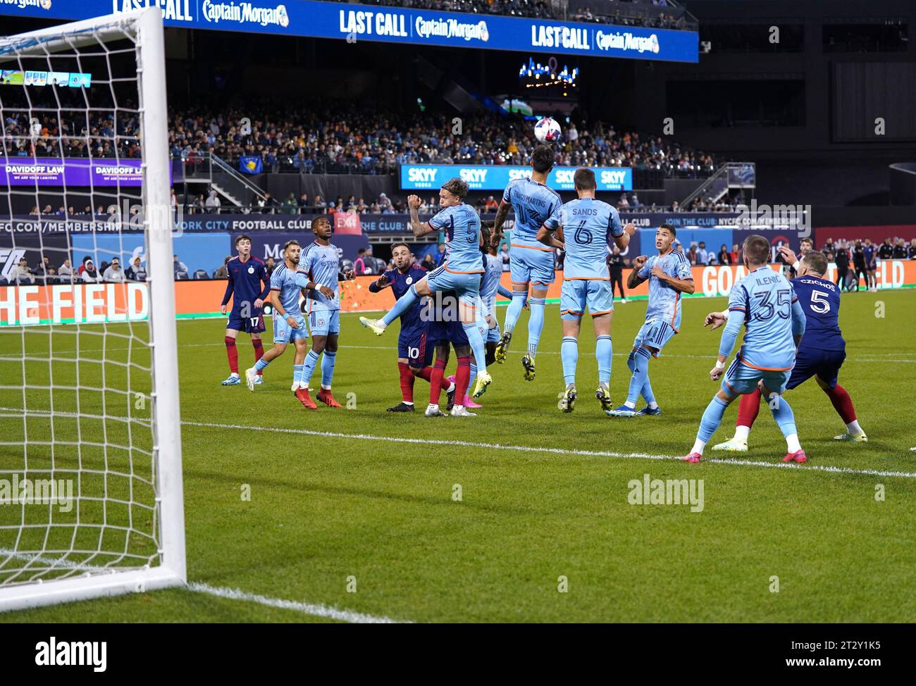 New York, New York, USA. 22nd Oct, 2023. SPO) 2023 MLS Regular Season ...