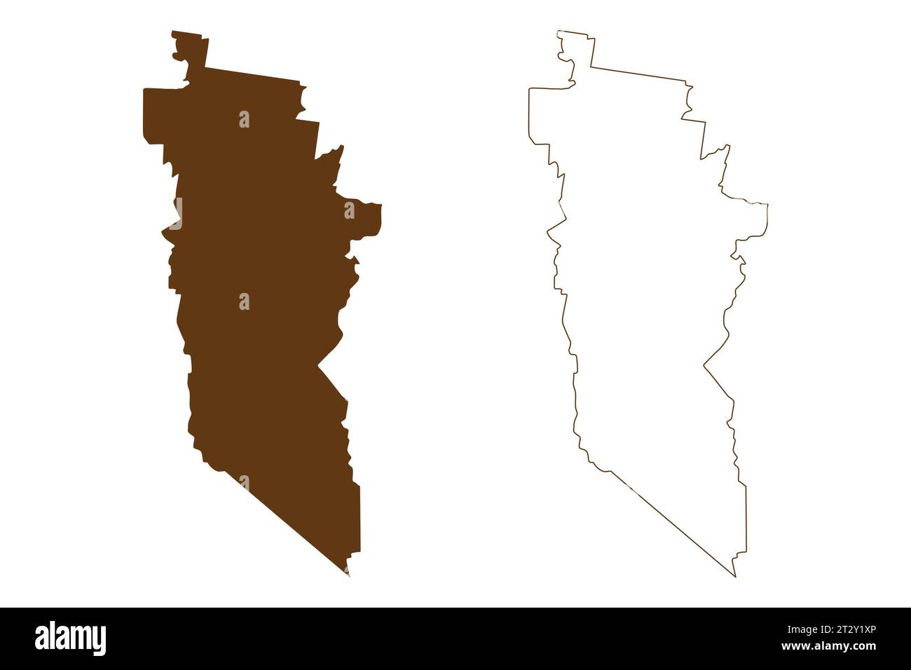 Outline map of wangaratta hi-res stock photography and images - Alamy