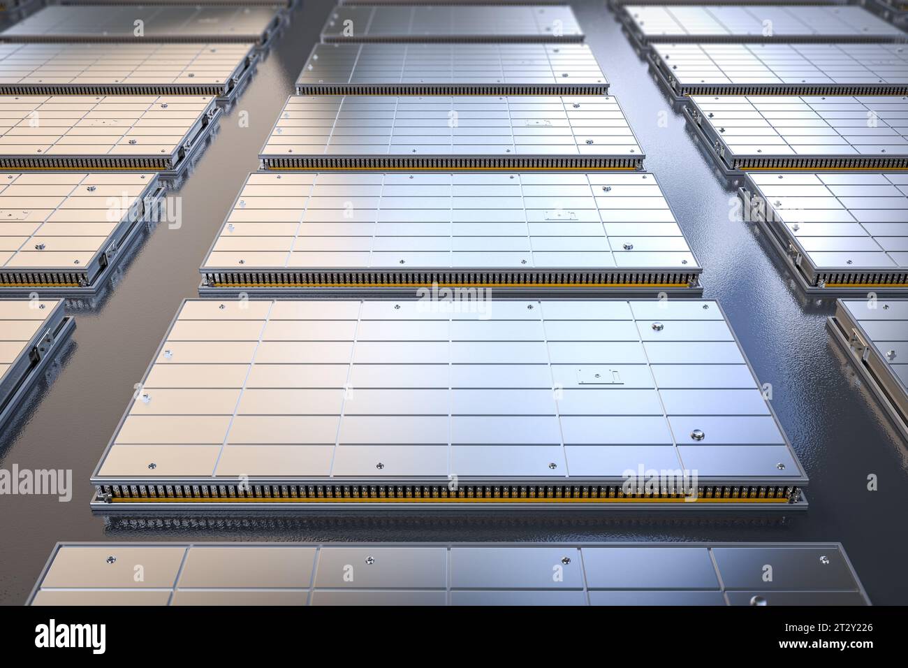 3d rendering electric vehicle batteries in a row or pack of lithium-ion ...