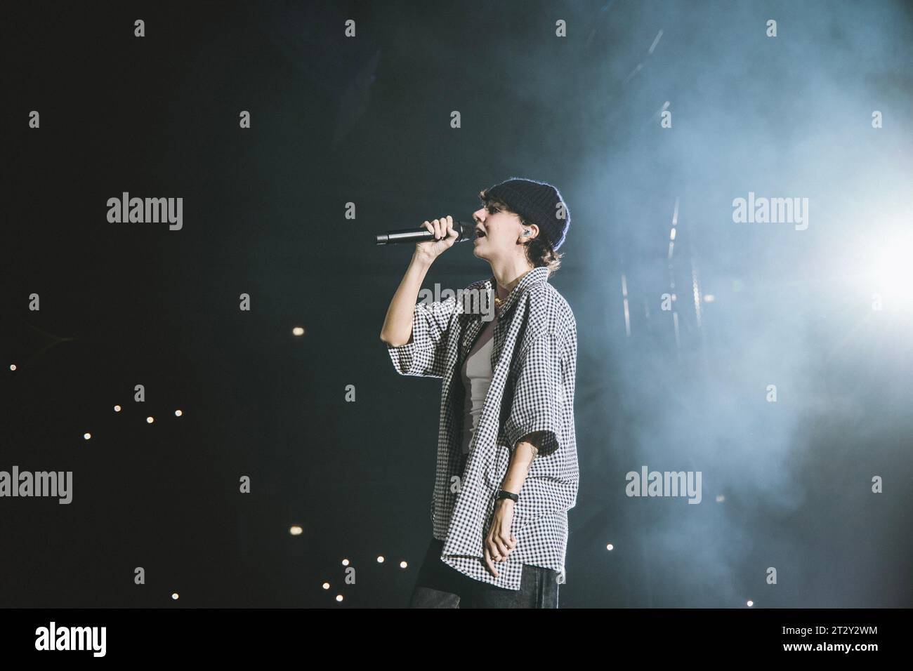 Rome, Italy. 21st Oct, 2023. Singer Arianna Del Giaccio, better known ...